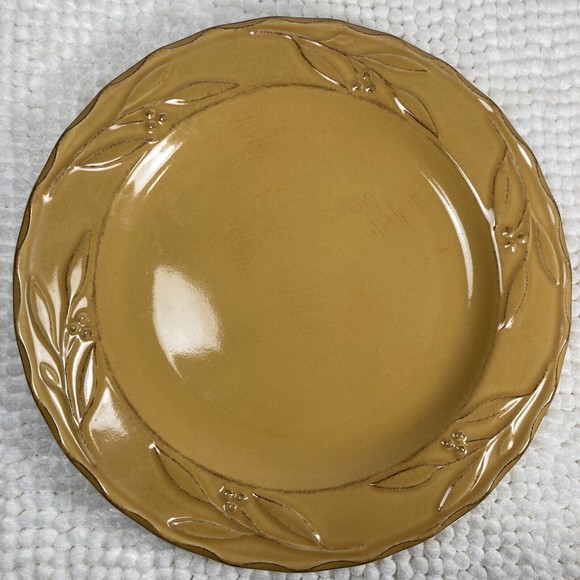 Dining | Bella Debby Segura Designs Gold Yellow 11 Dinner Plate ...